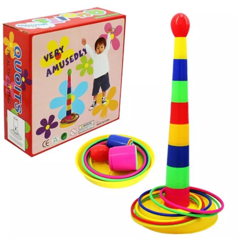 Quoits Stacking Ring Tower - Learning Toys Pakistan