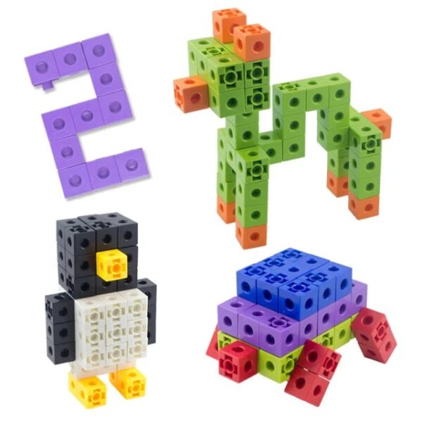 Square Link Building Blocks 120 Pieces - Learning Toys